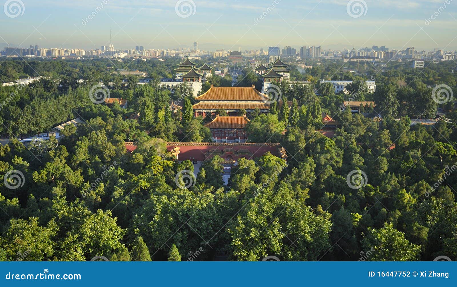 China Beijing central axis editorial photography. Image of tower - 16447752