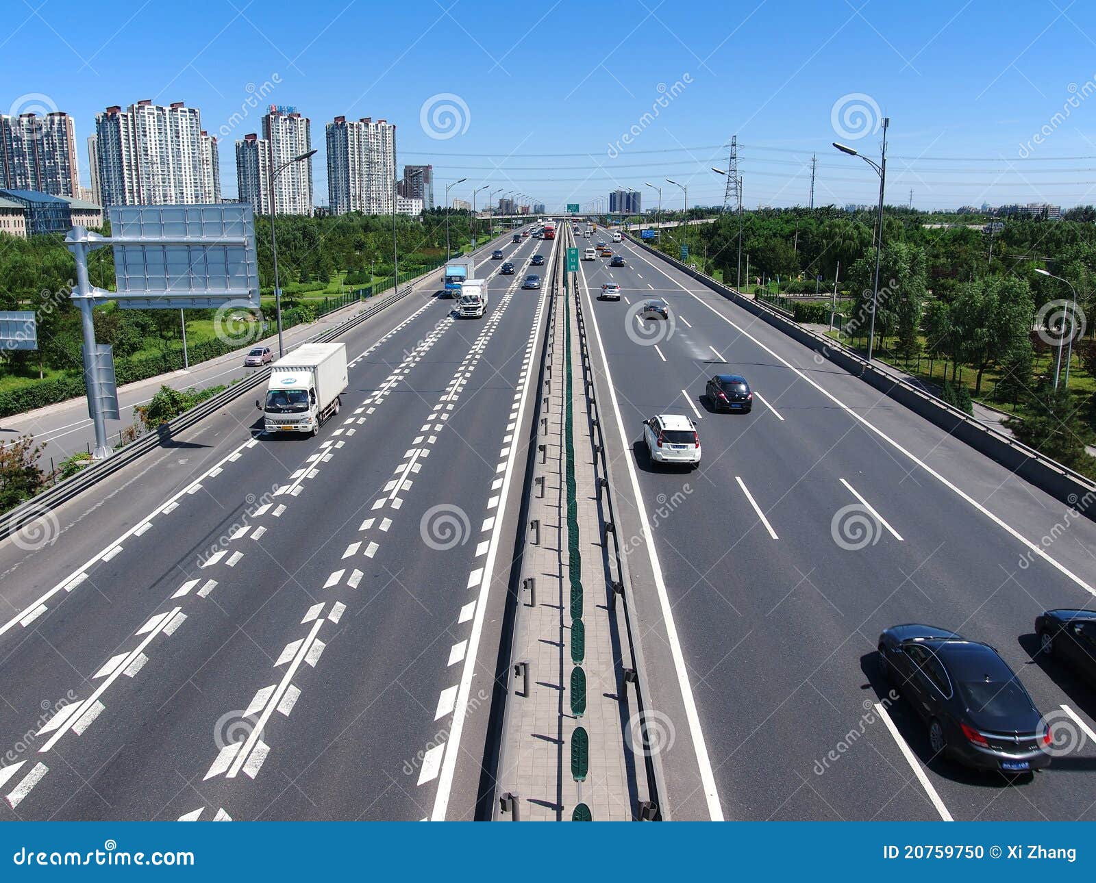 China Beijing City Road and Highway Editorial Image - Image of city ...
