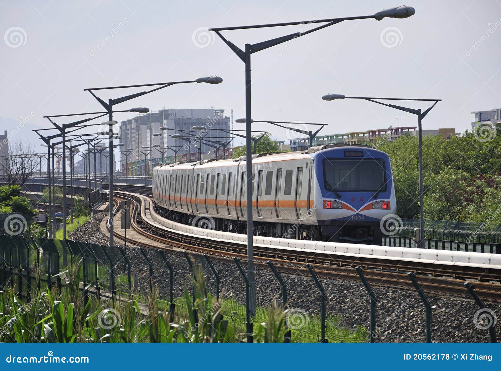 China Beijing Highrail,Light Rail Editorial Stock Photo - Image of ...