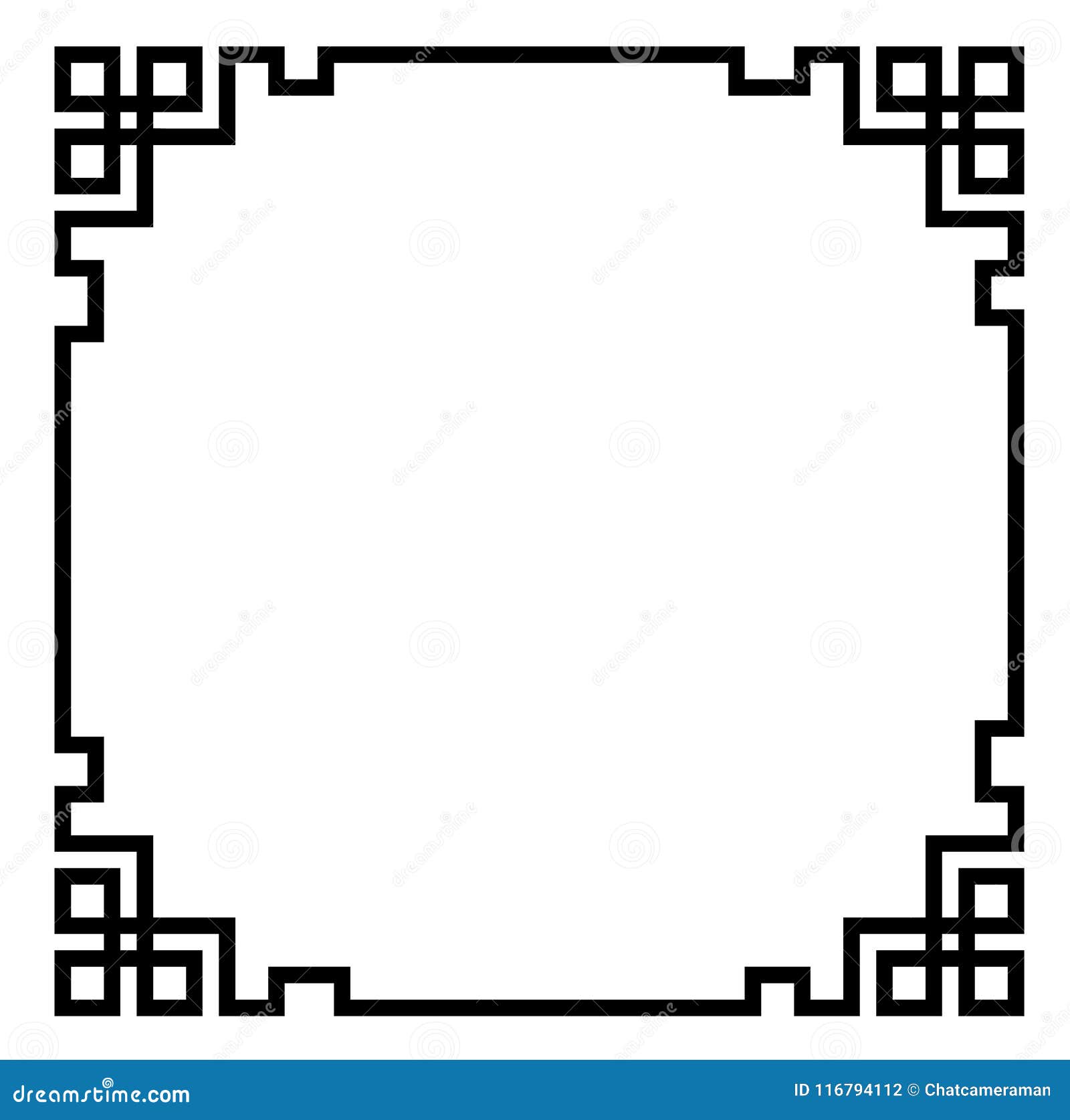 Red China Border Map With Yellow Stars And Pipa As Traditional Cultural ...