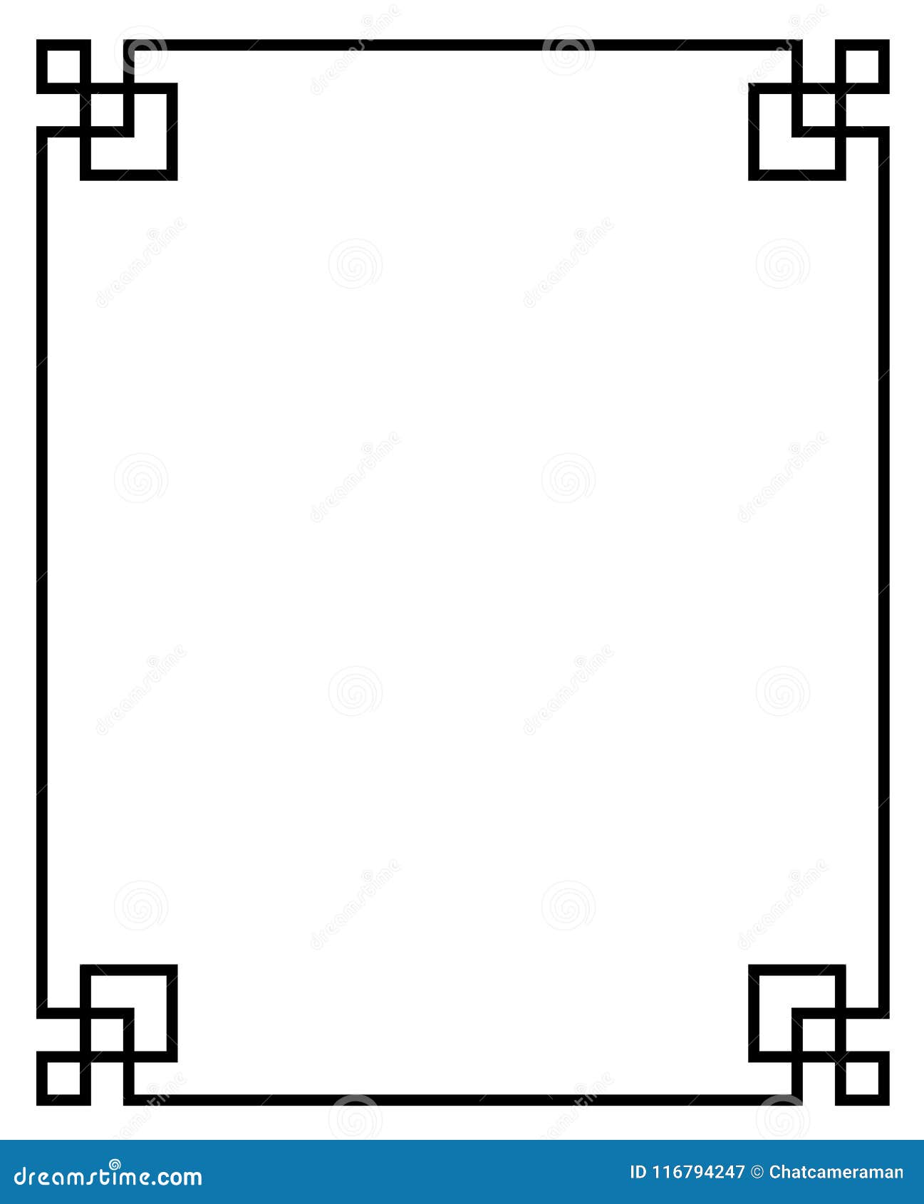 Red China Border Map With Yellow Stars And Pipa As Traditional Cultural ...