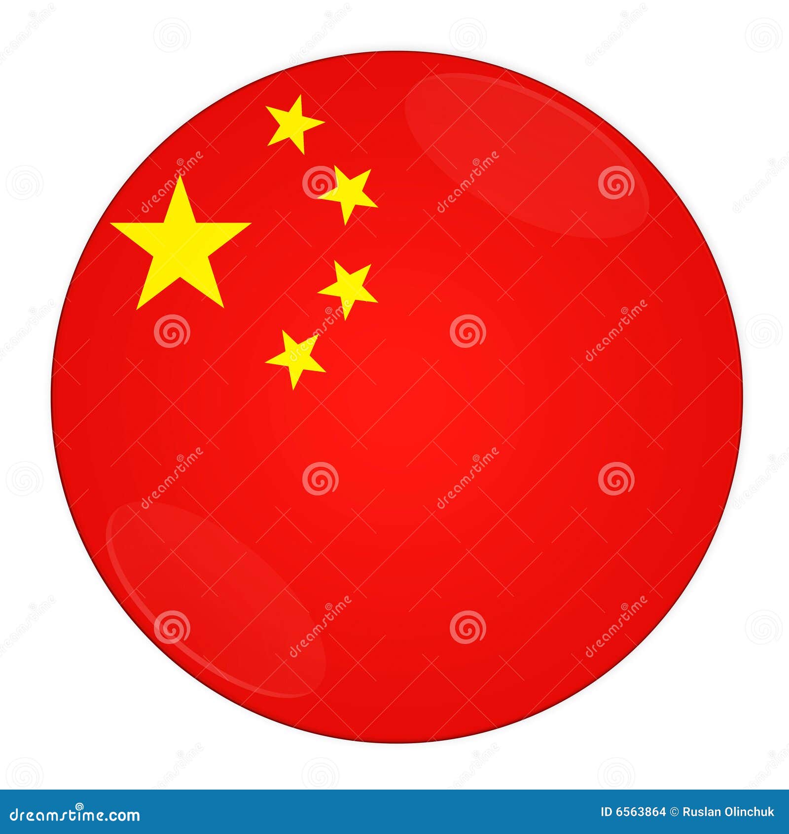 China button with flag stock illustration. Illustration of abstract ...