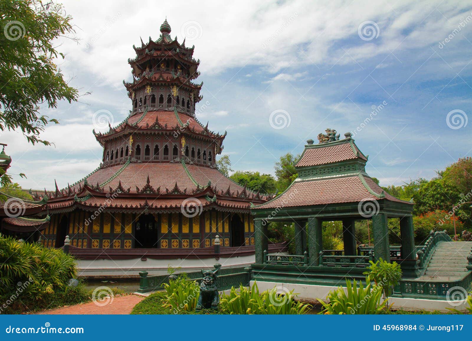 China Castle stock photo. Image of house, park, buddhism - 45968984