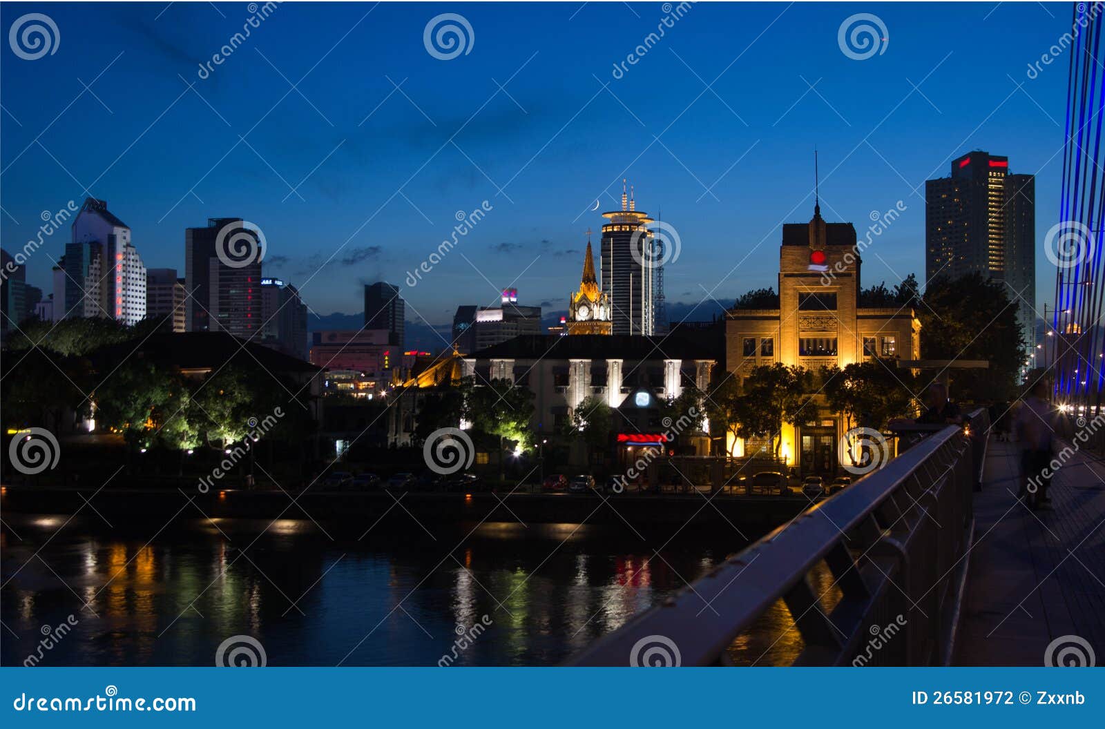 China city of Ningbo stock photo. Image of export, construction - 26581972
