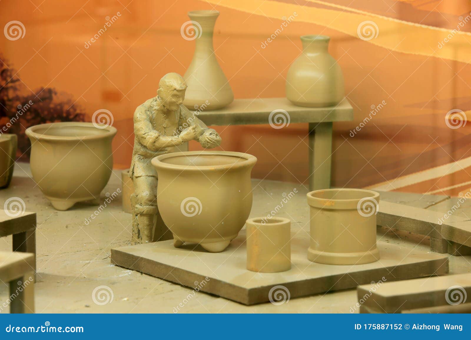China clay sculpture stock photo. Image of antique, ancient - 175887152