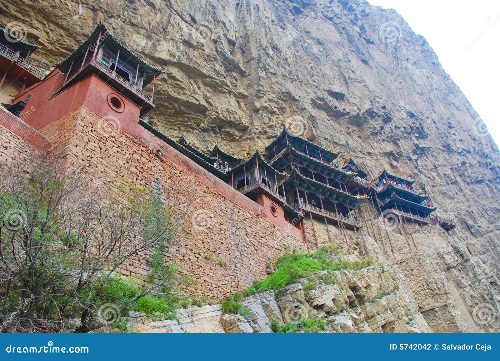 China cliff side temple stock photo. Image of beijing - 5742042