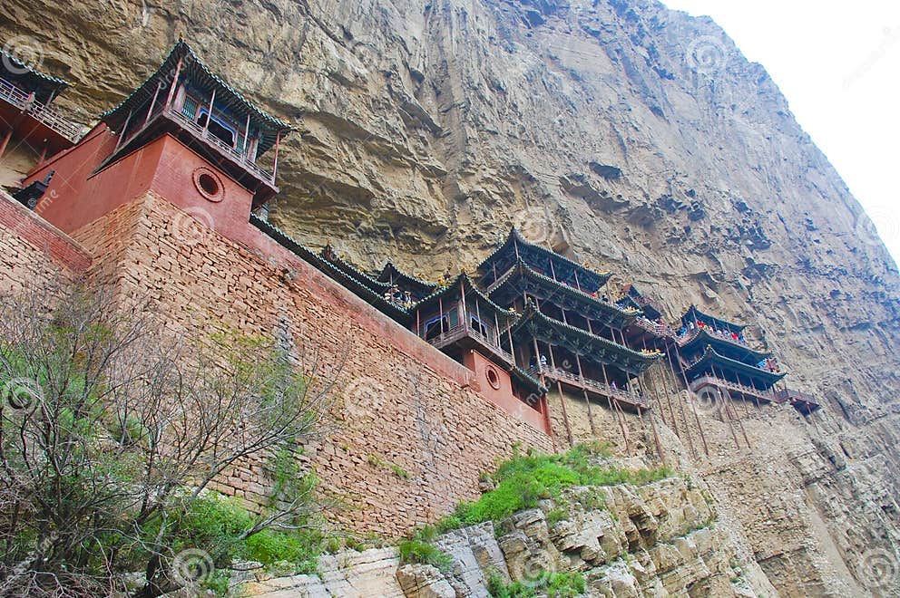 China cliff side temple stock photo. Image of beijing - 5742042