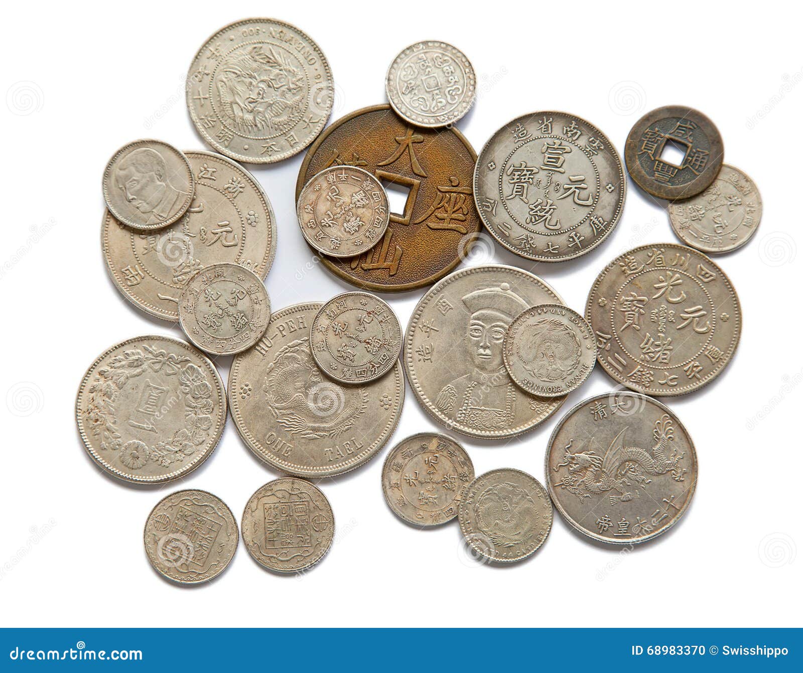 China Coins stock photo. Image of development, growth - 68983370