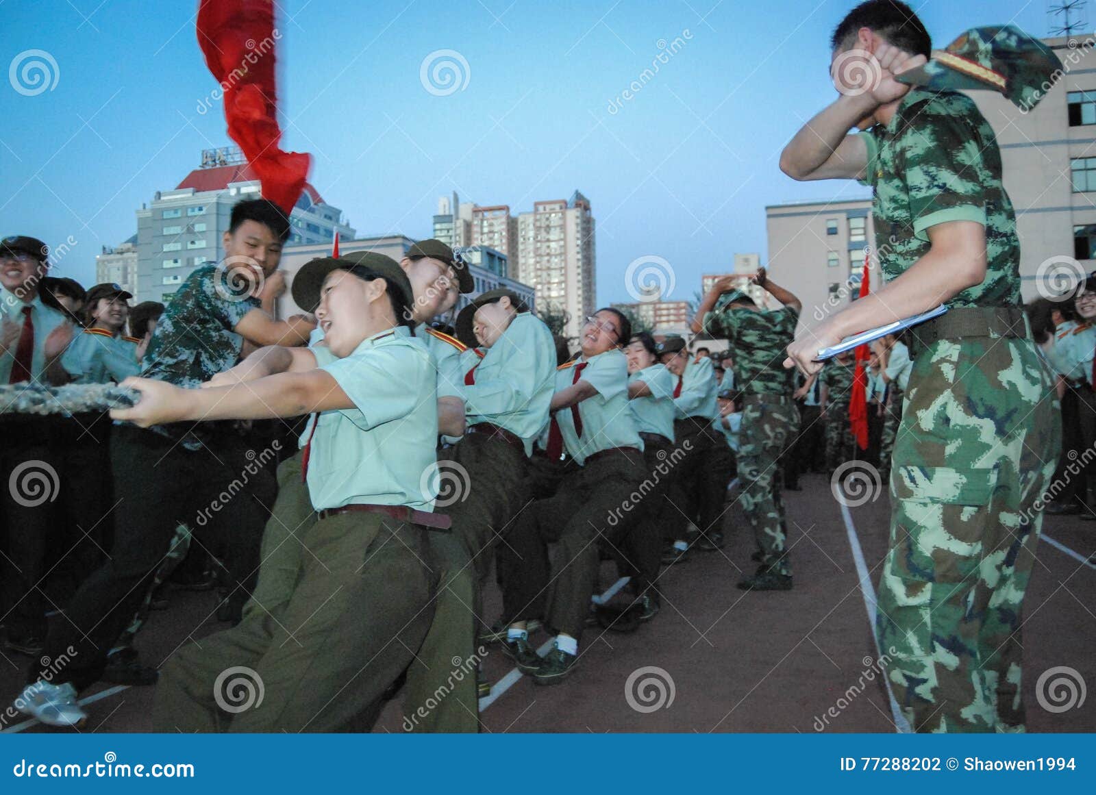 China College Students Military Training Activity 5 Editorial ...