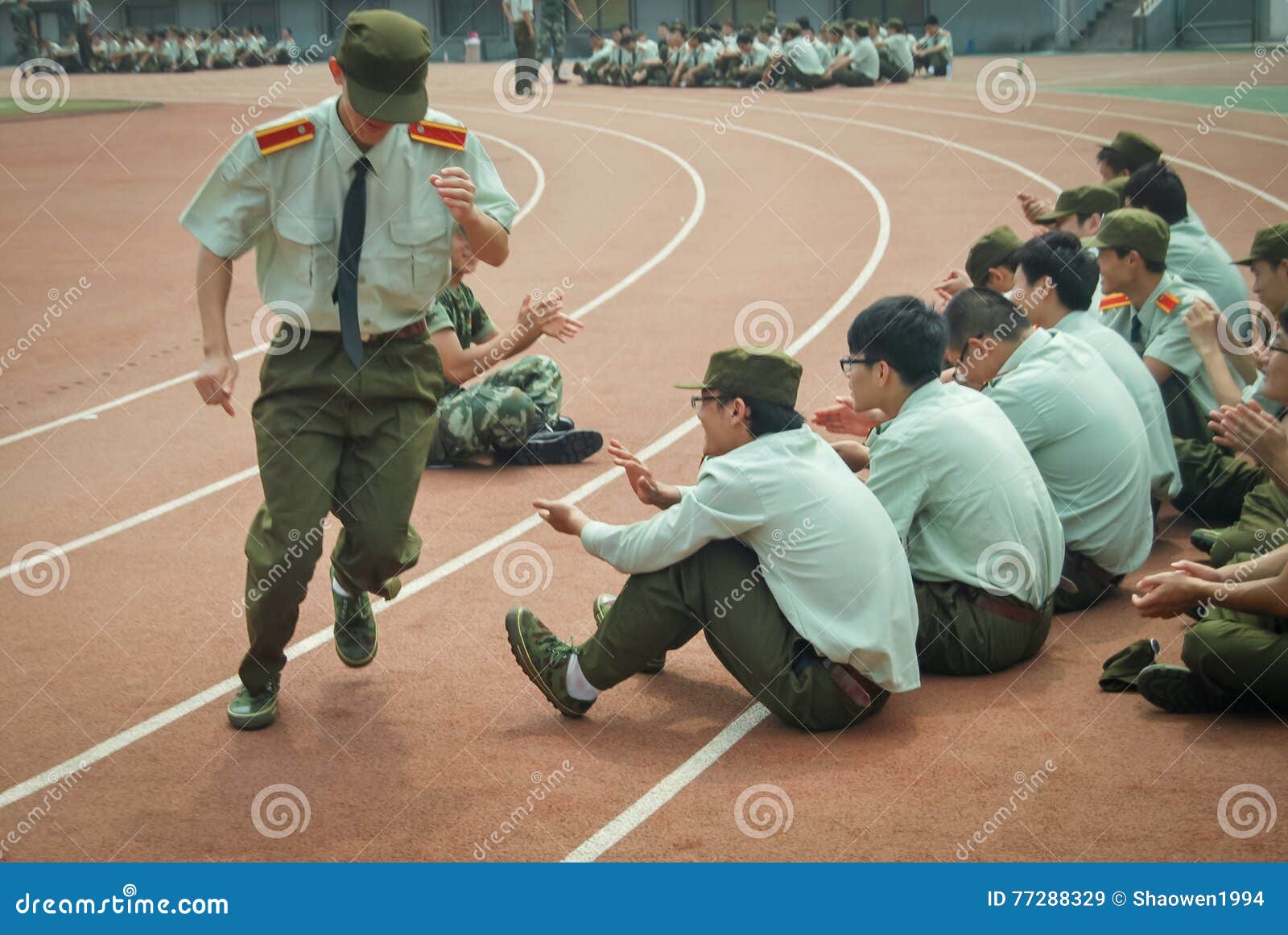 China College Students Military Training Activity 8 Editorial Stock ...