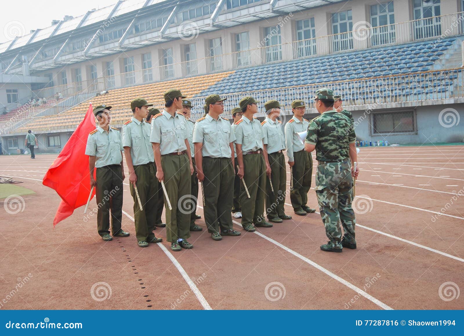 China College Students Military Training 2 Editorial Photo - Image of ...