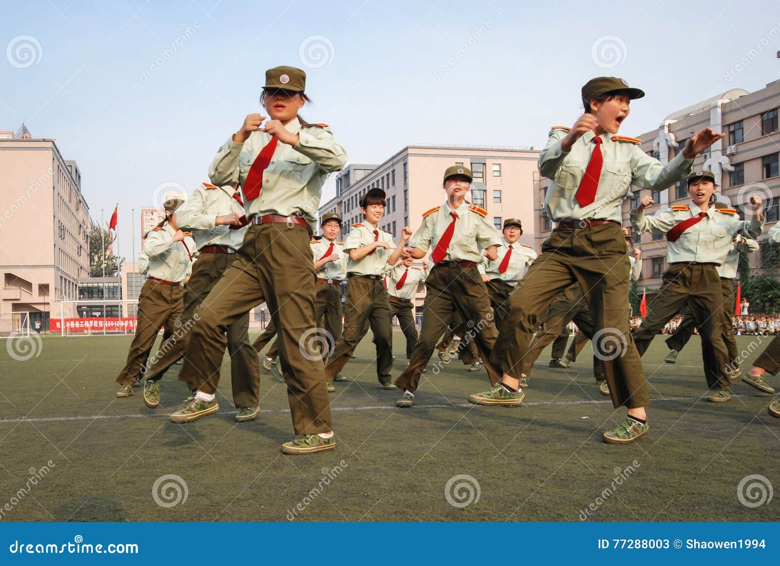 China College Students Military Training 12 Editorial Stock Photo ...