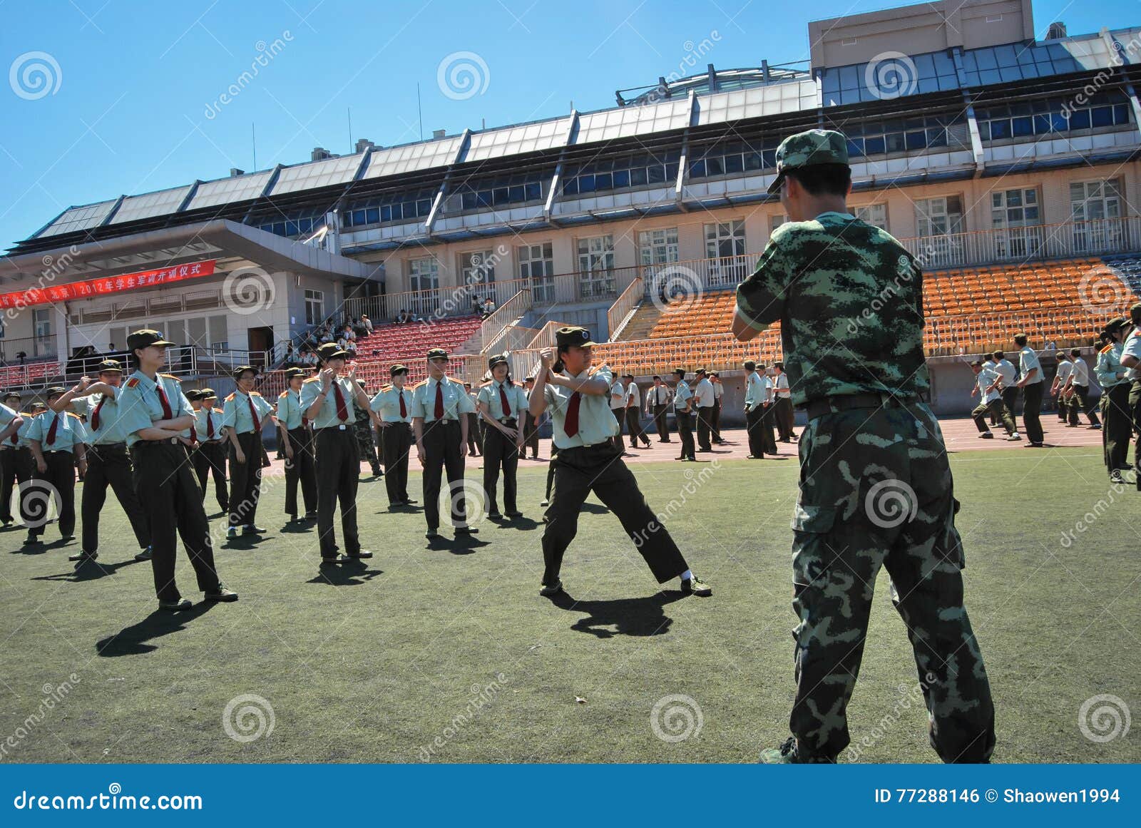 China College Students Military Training 28 Editorial Photo - Image of ...