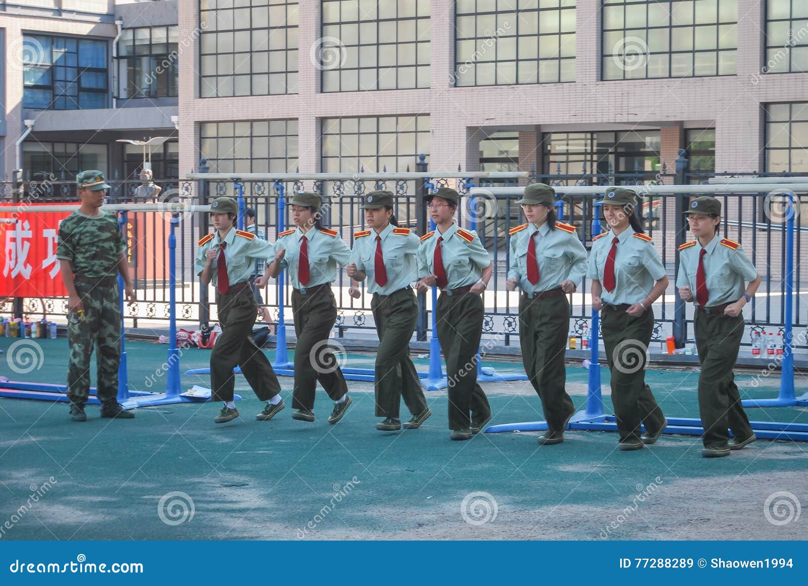 China College Students Military Training 36 Editorial Stock Image ...