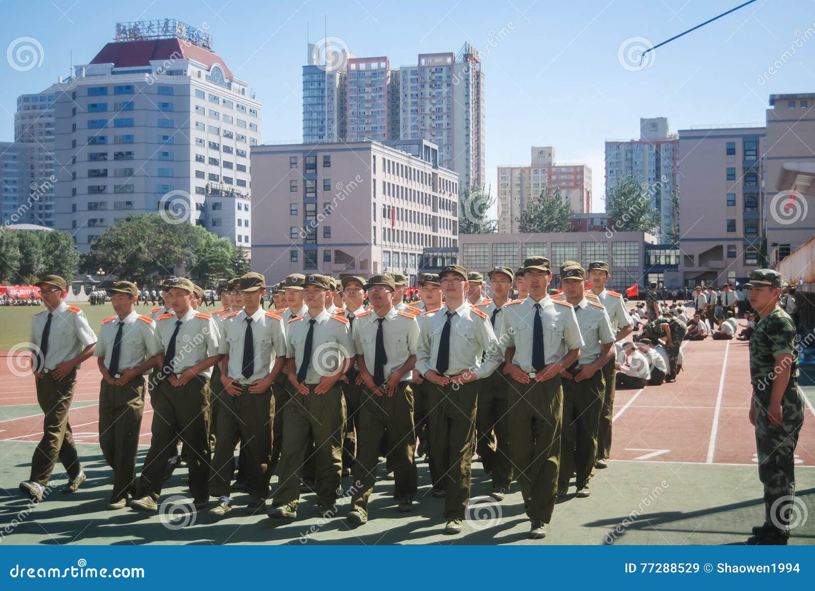 China College Students Military Training 41 Editorial Stock Image ...