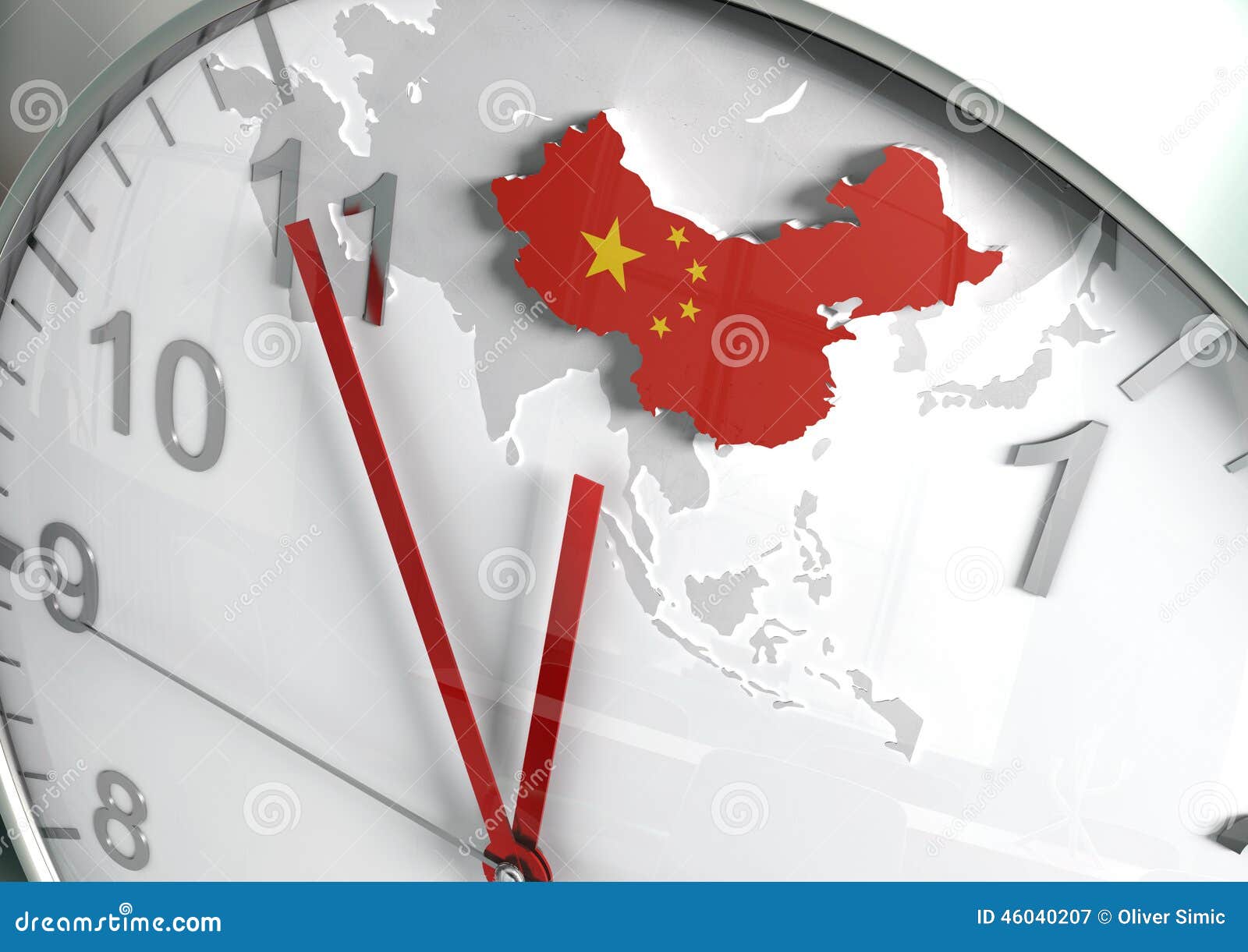 China countdown stock illustration. Illustration of economy - 46040207