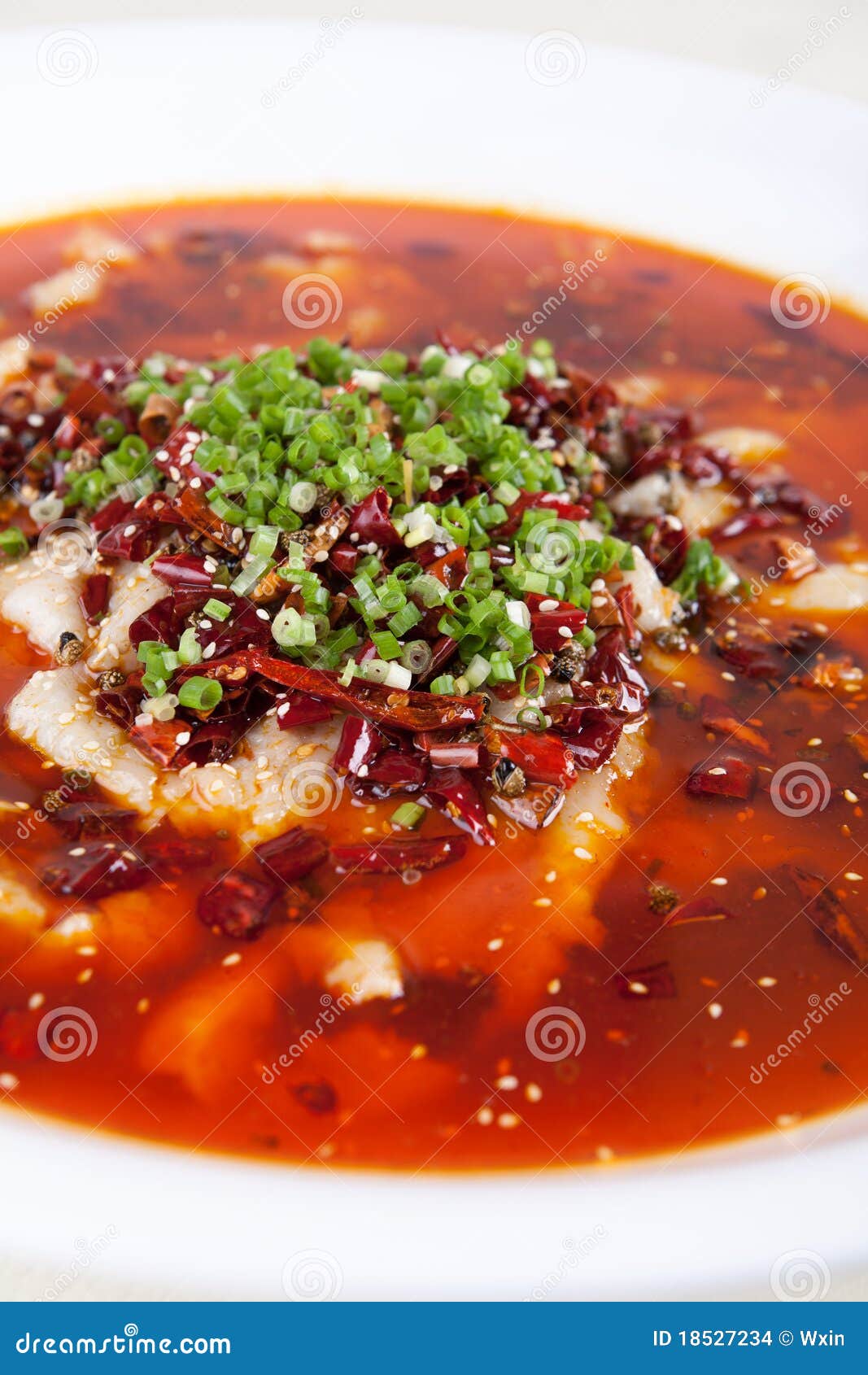 China Delicious Food-- Boiled Fish Stock Photo - Image of chili ...