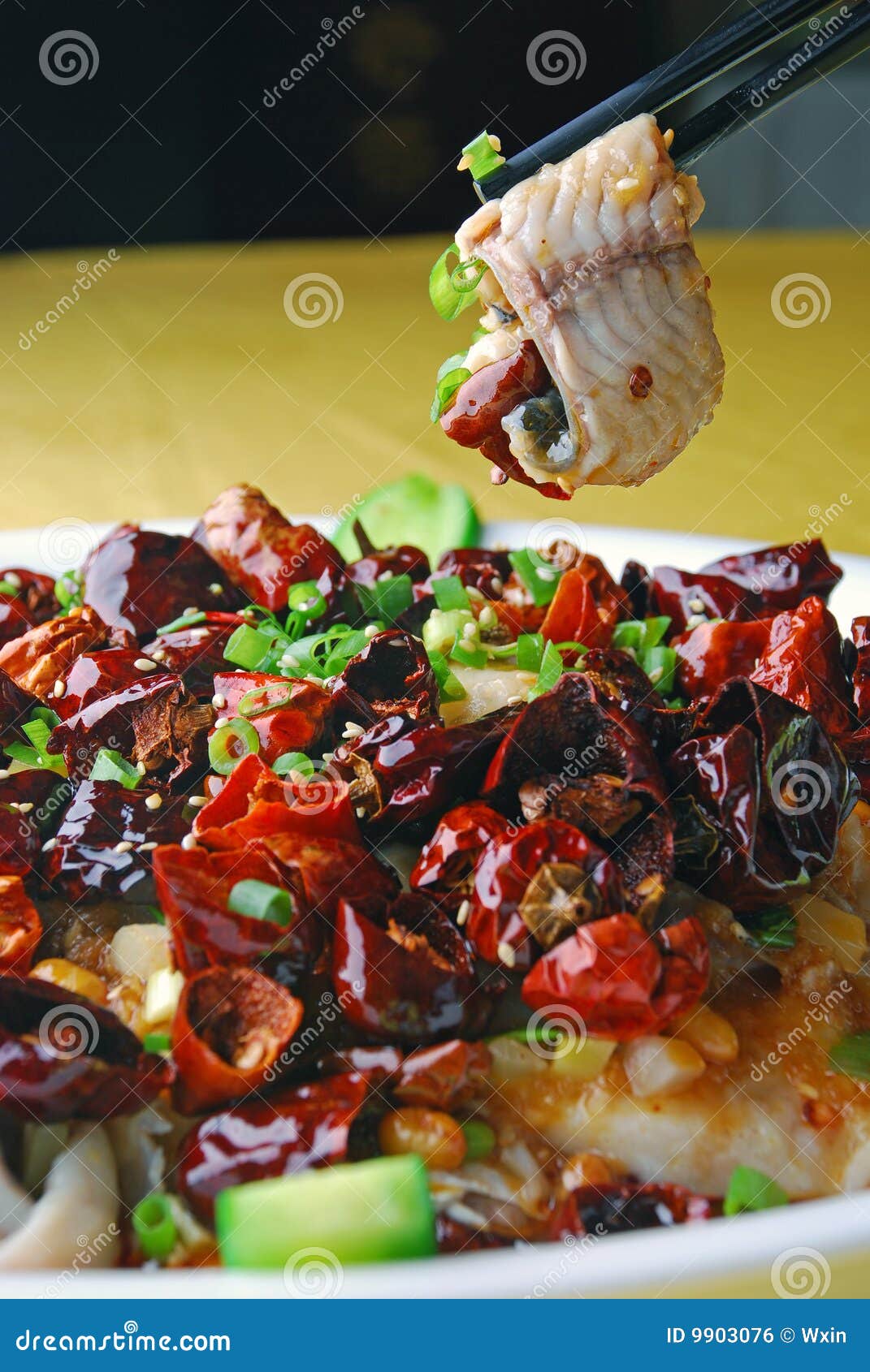 China Delicious Food-- Boiled Fish Stock Photo - Image of restaurant ...