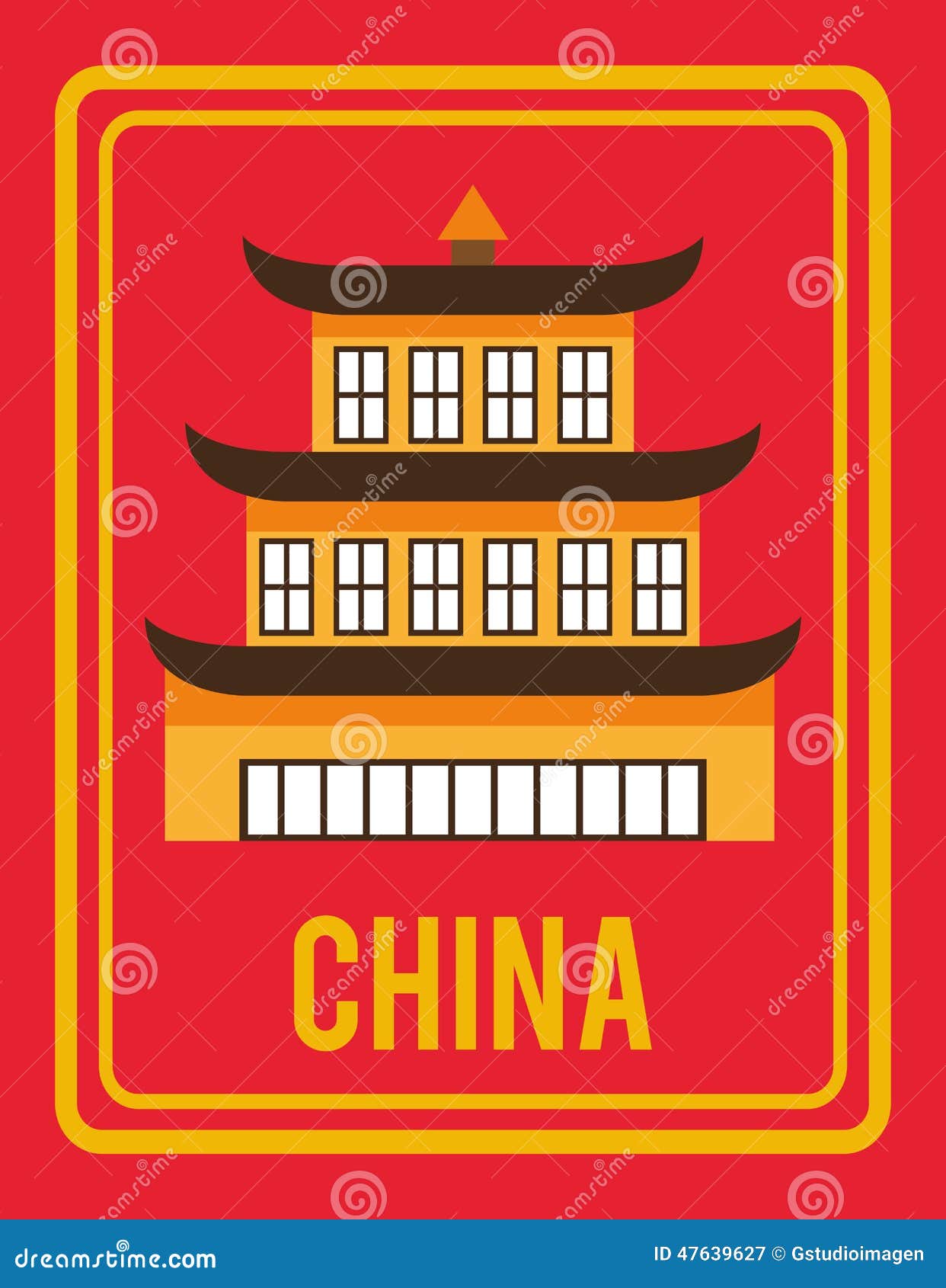 China design stock vector. Illustration of great, style - 47639627