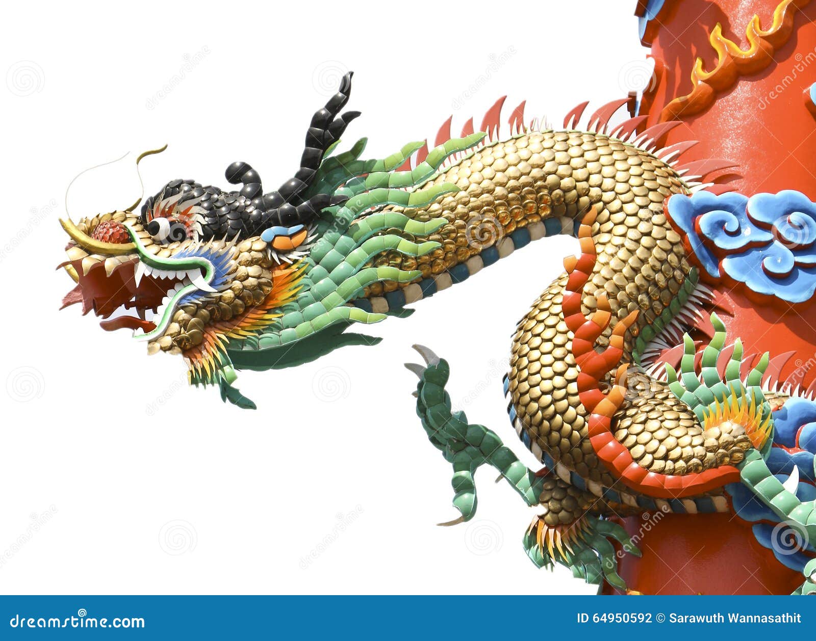 China dragon art color stock photo. Image of chinese - 64950592