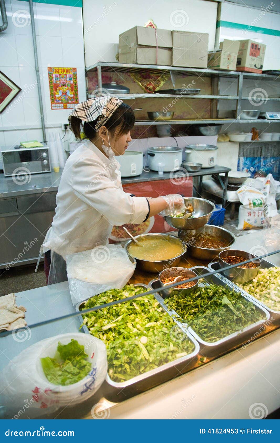 China fast foods in Harbin editorial stock photo. Image of flame - 41824953