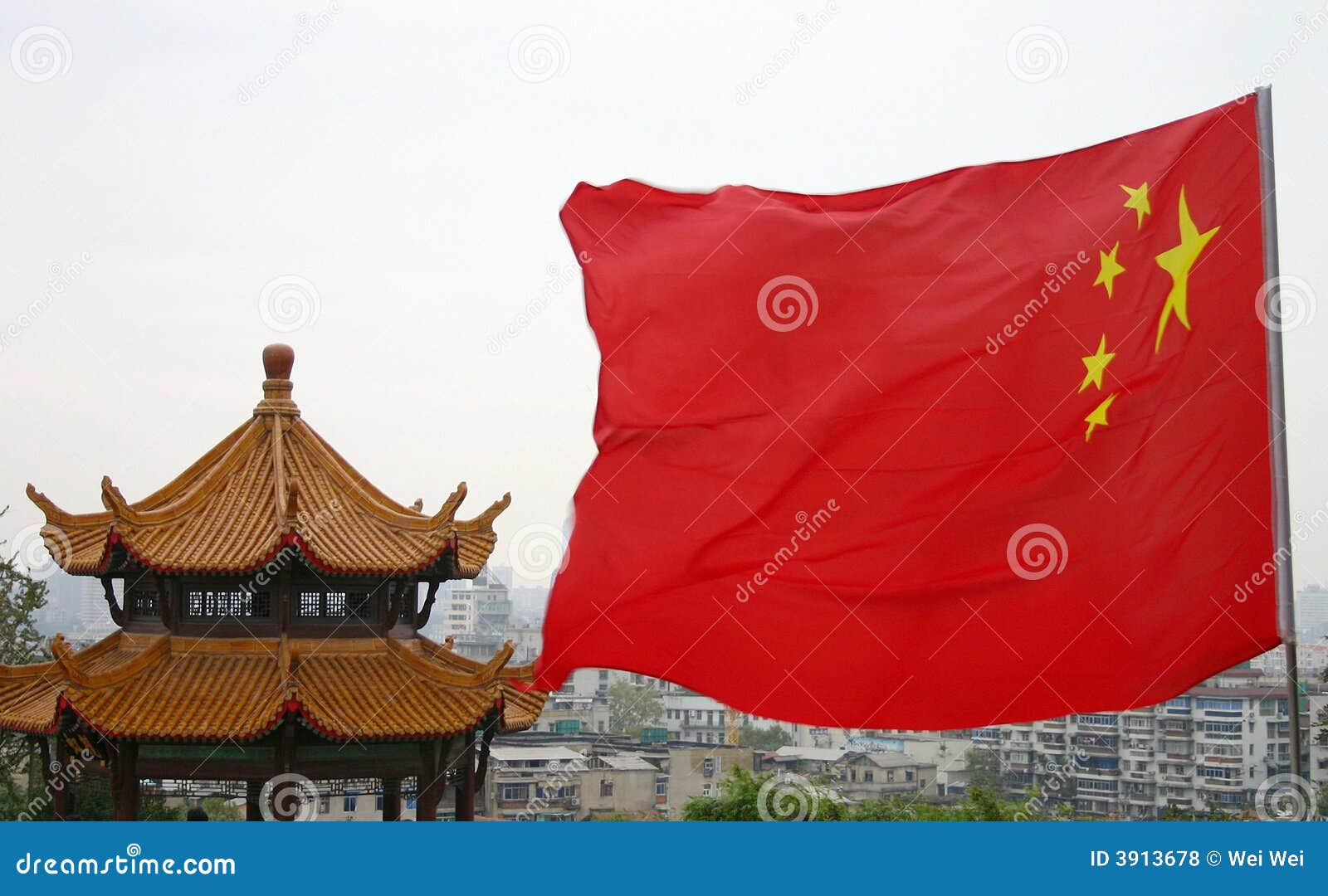 China flag stock photo. Image of traditional, star, roof - 3913678