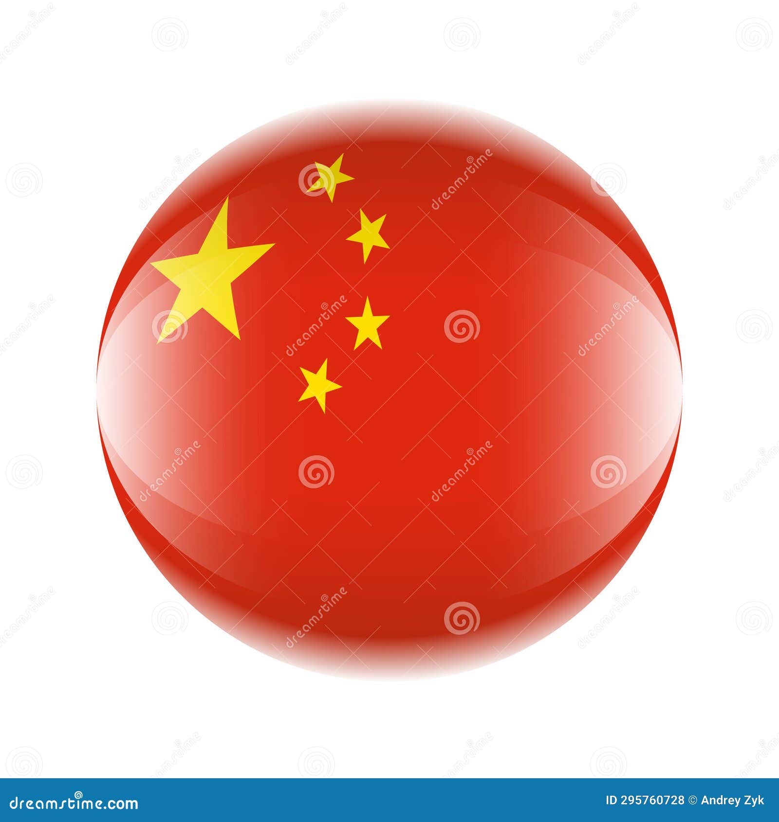 China flag icon in the stock vector. Illustration of asia - 295760728