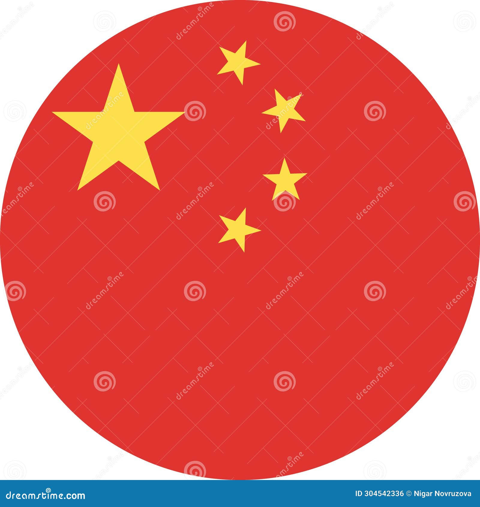 China Flag National Emblem Graphic Element Illustration Stock ...
