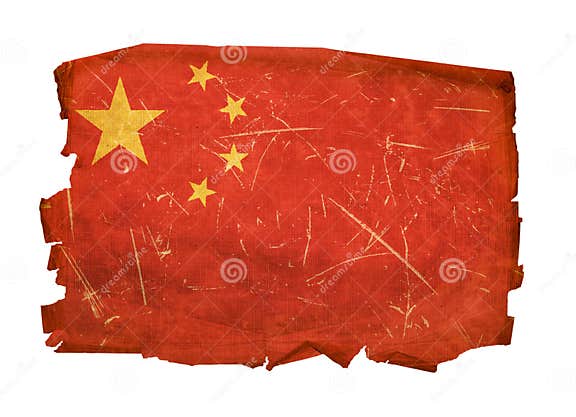China Flag old stock illustration. Illustration of weathered - 291296265