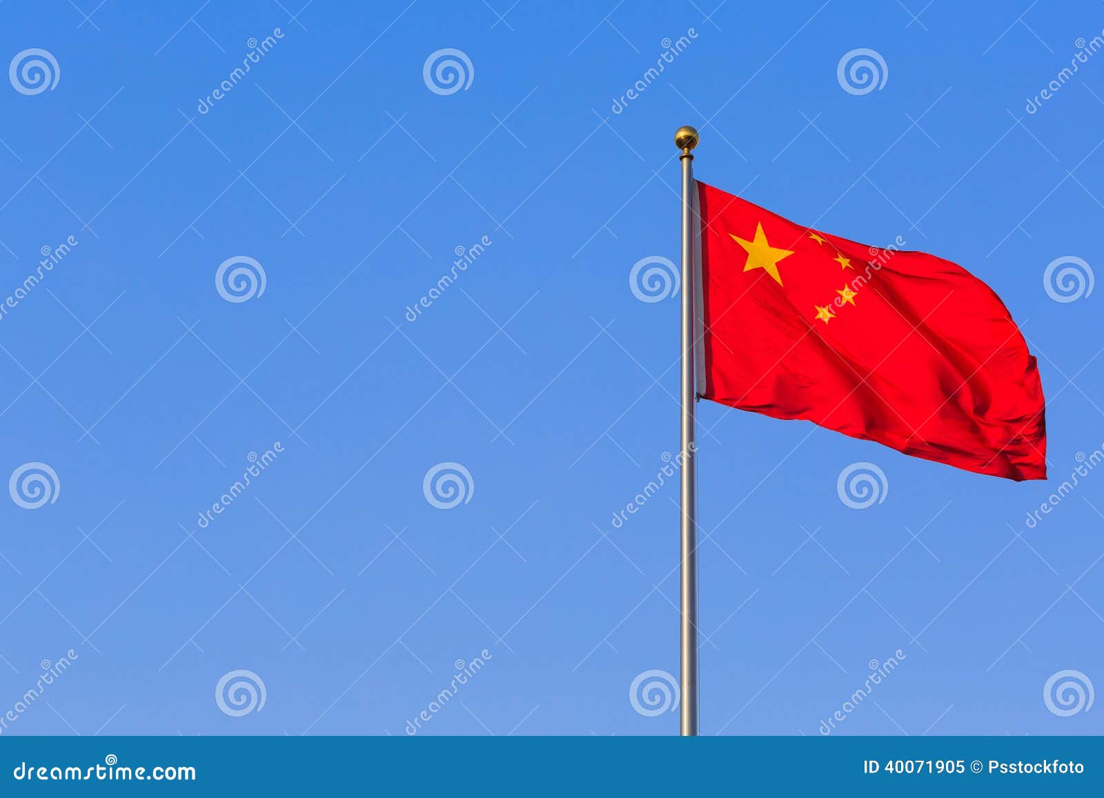 China flag stock image. Image of pole, flag, republic - 40071905