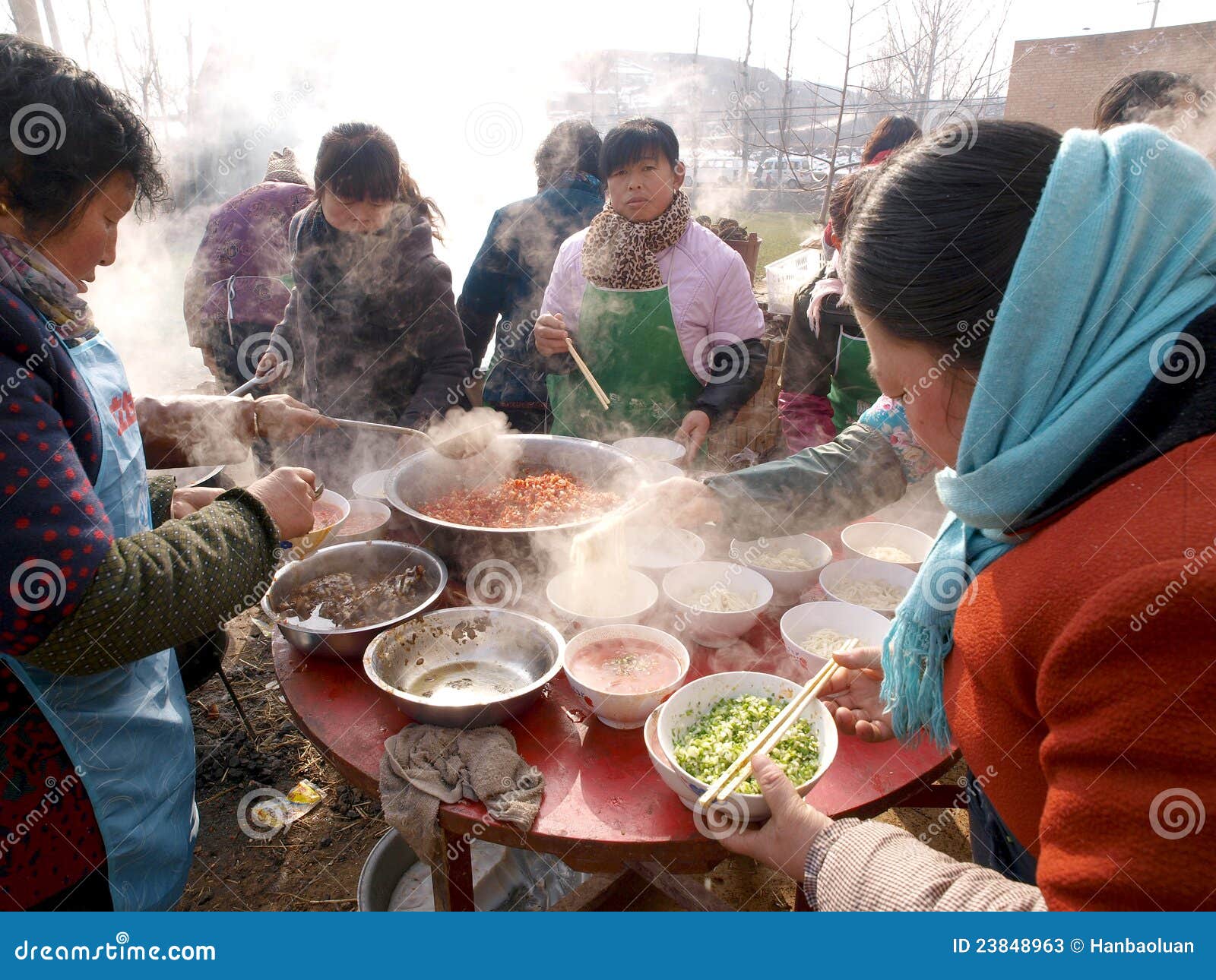 China Folk Culinary Masters in Cooking Editorial Stock Photo - Image of ...