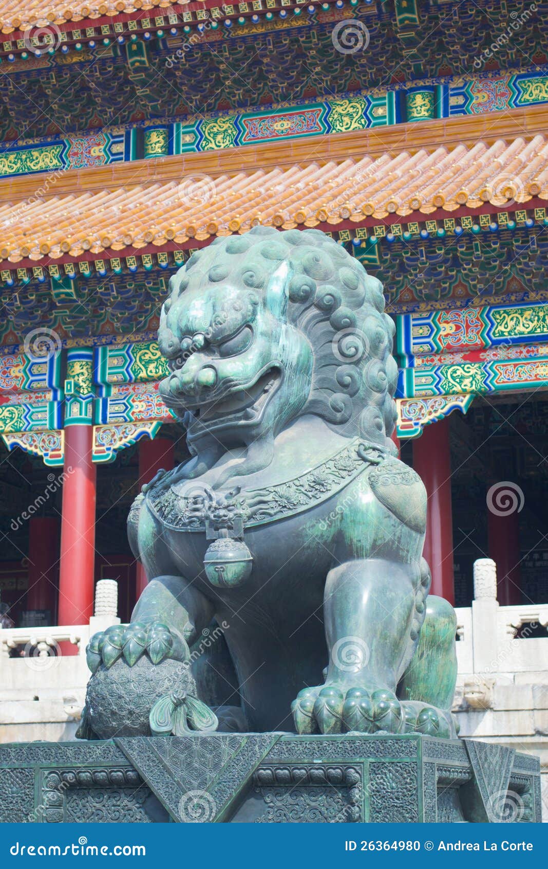 China Forbidden City Lion stock photo. Image of beijing - 26364980
