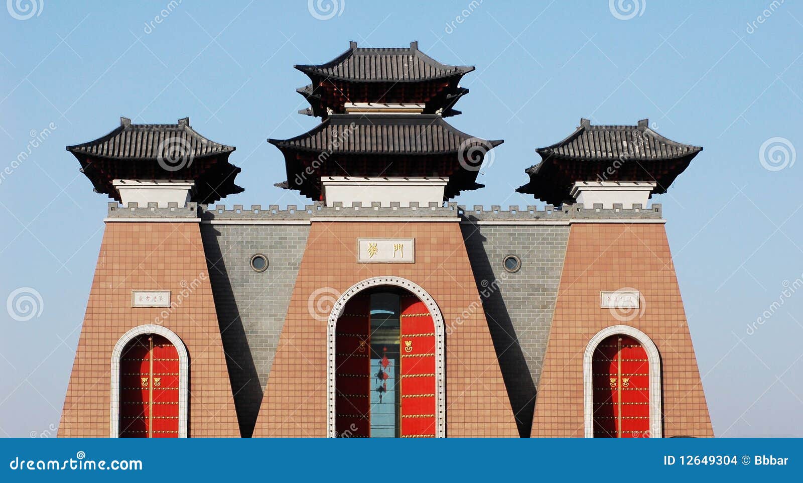 China Gate stock photo. Image of temple, modern, travel - 12649304