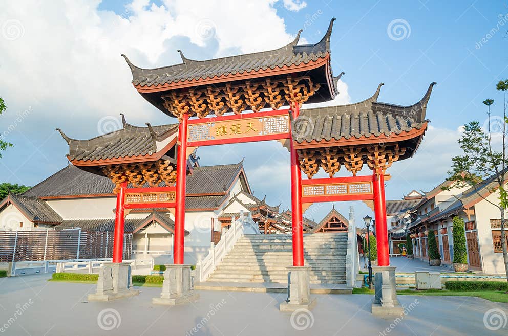 China gate stock image. Image of china, roof, gate, architecture - 45201851