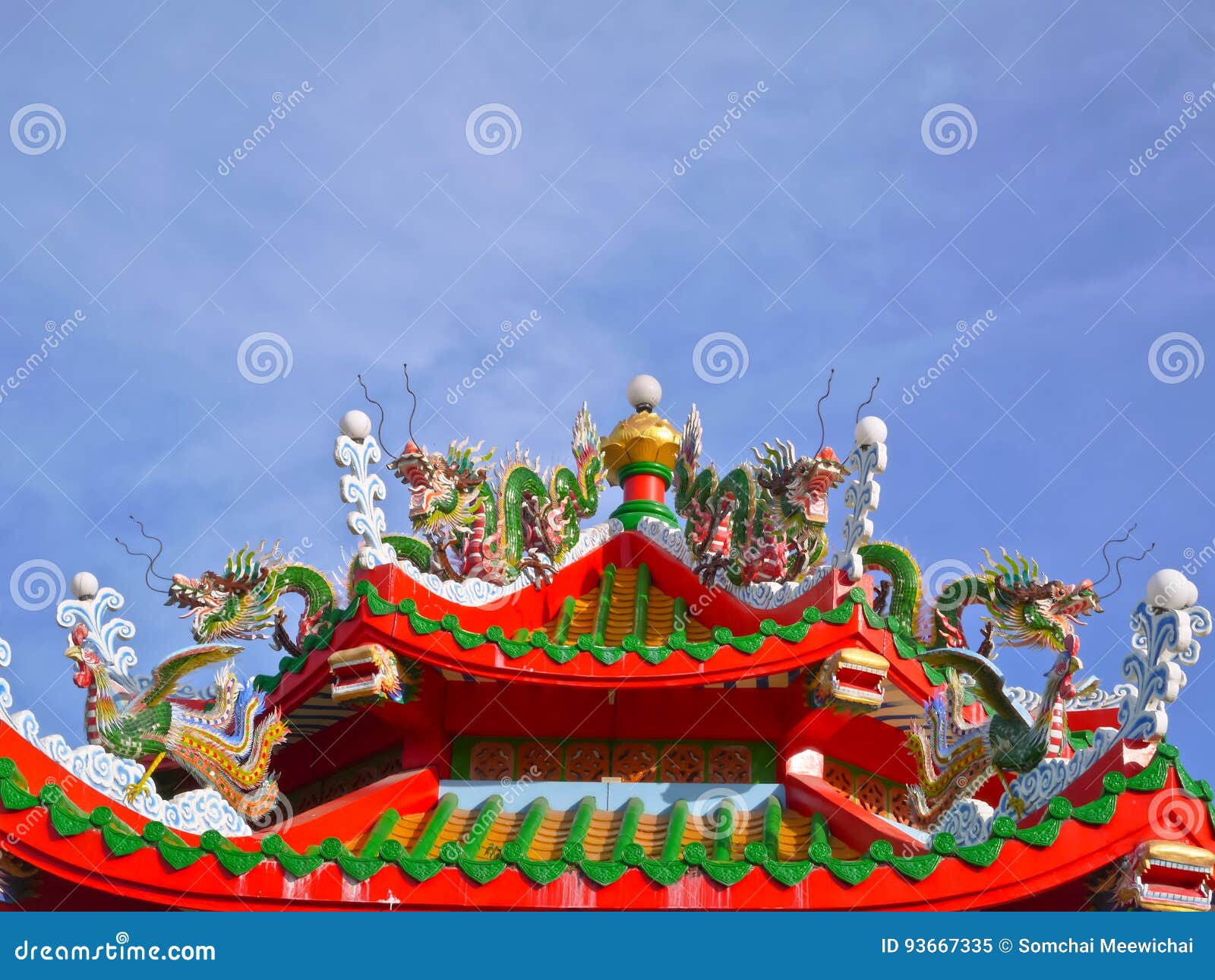 China Guardian Dragon Statue and Phoenix Bird Statue Stock Image ... China Guardian Dragon Statue and Phoenix Bird Statue Stock Image ...