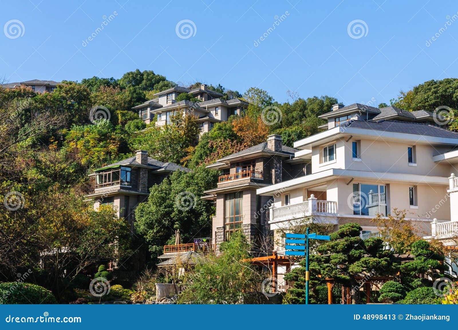 China Hangzhou Villa Buildings Stock Image - Image of beautiful, house ...