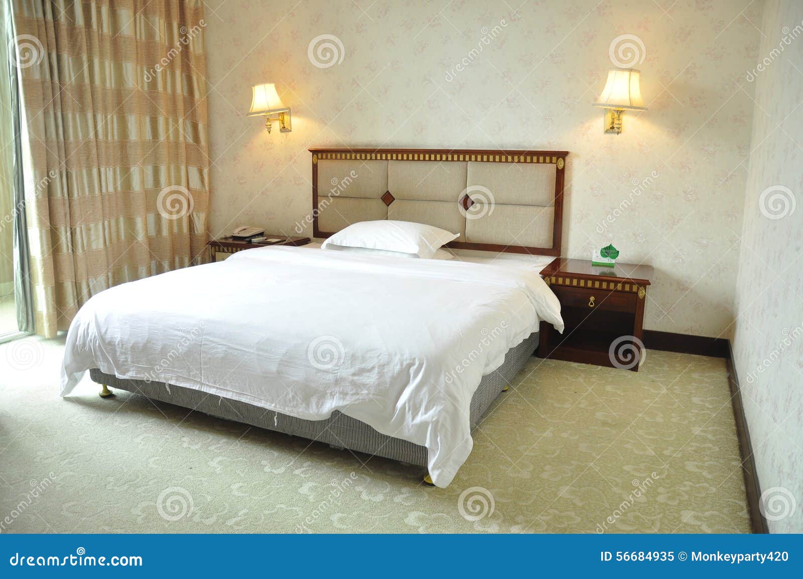 China Hotel Room stock image. Image of furniture, bedside - 56684935
