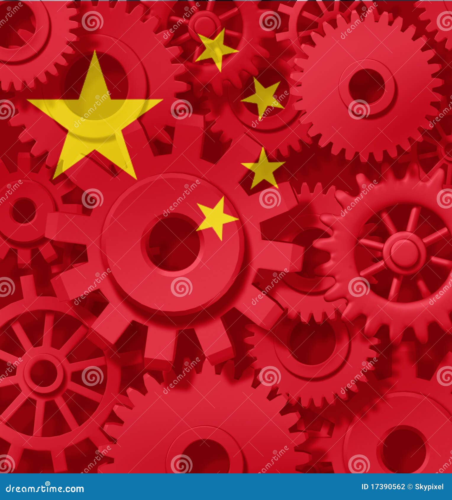 China Industry Manufacturing Made in Factory Stock Illustration ...