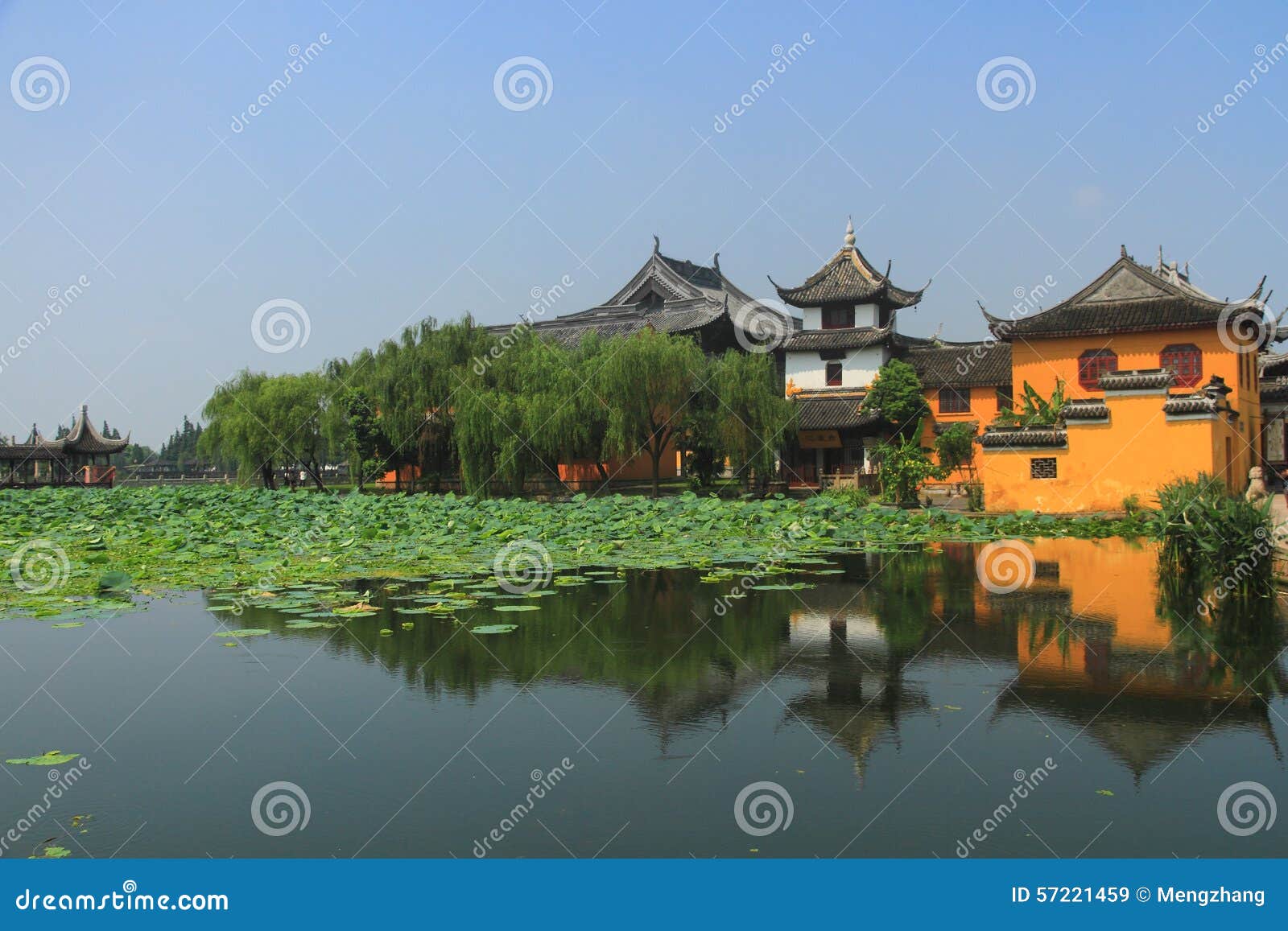 China, Jinxi-Wasser-Dorf redaktionelles stockbild. Bild von tourist ...
