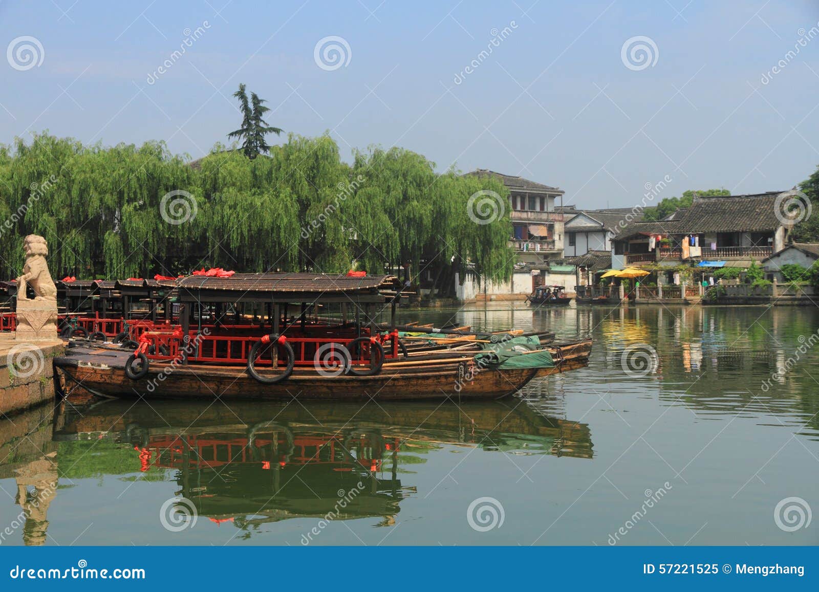 China, Jinxi-Waterdorp redactionele afbeelding. Image of leven - 57221525