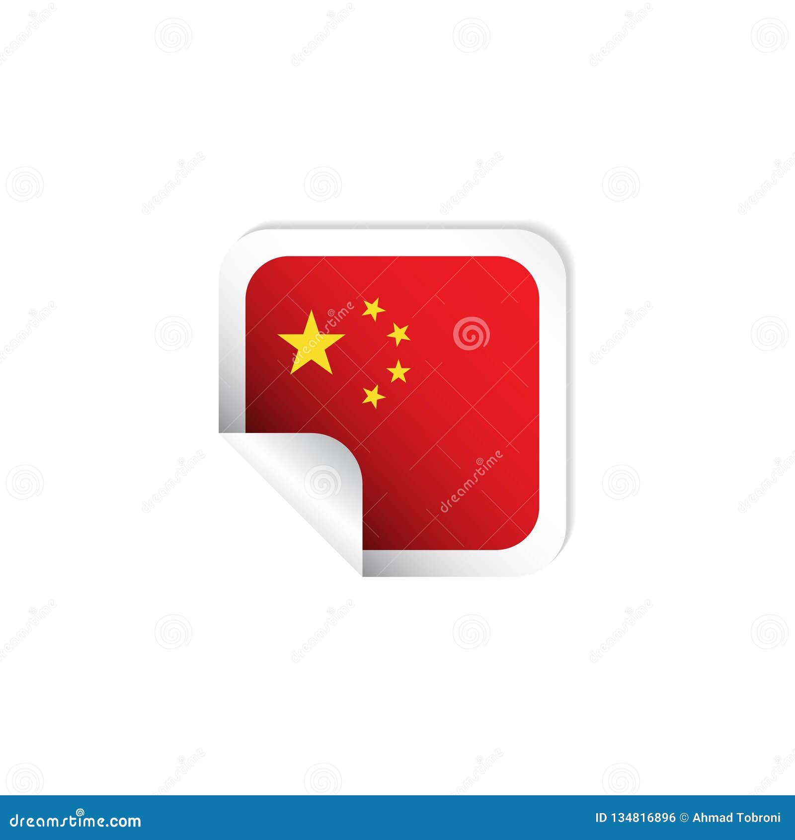 China Label Flags Vector Design Illustration Stock Vector ...