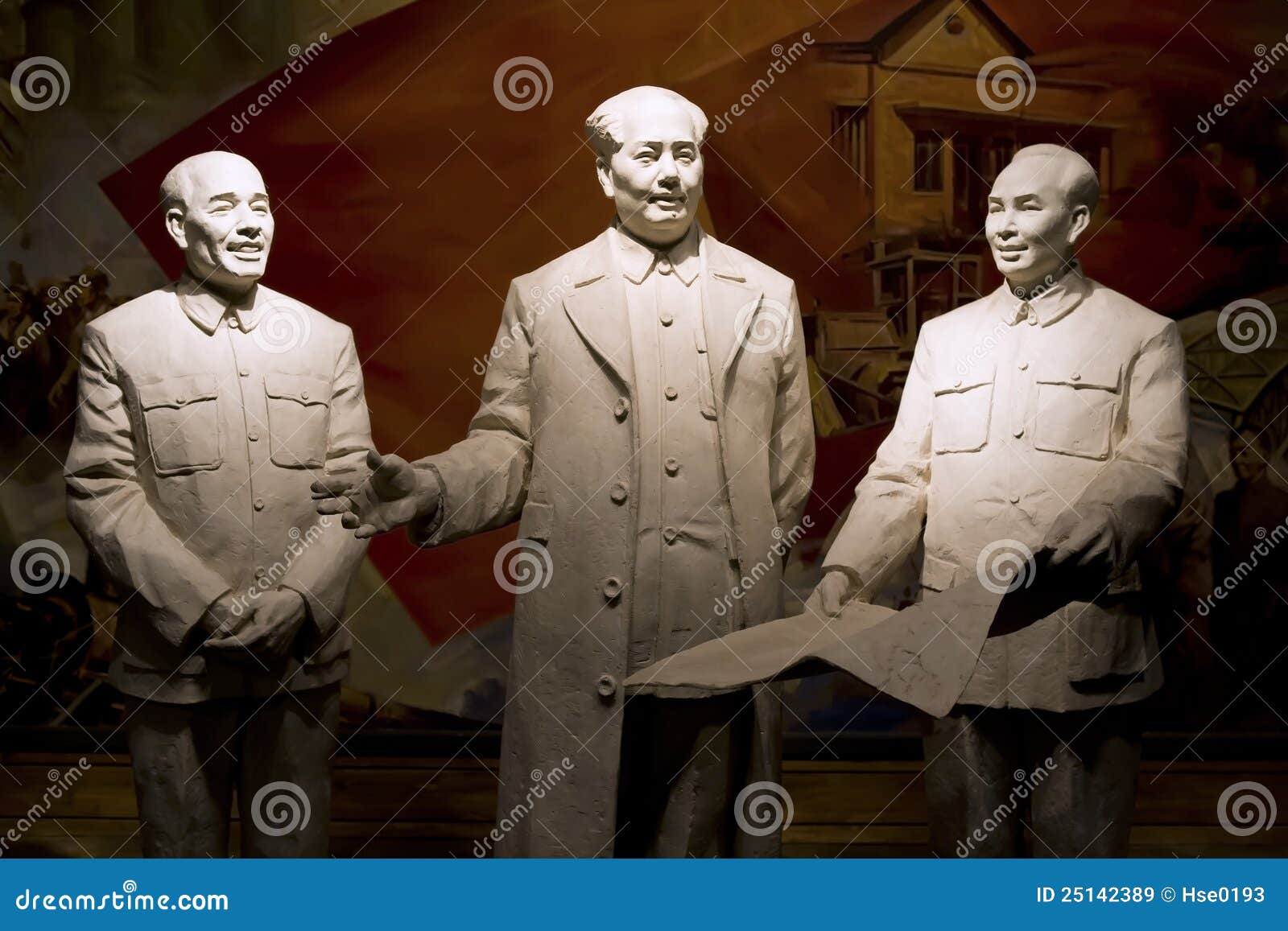 China leaders statue editorial stock image. Image of tung - 25142389