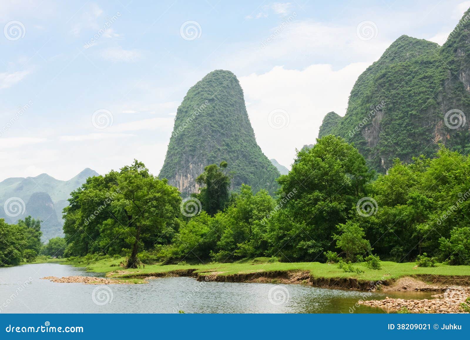 China Li river landscape stock image. Image of karst - 38209021