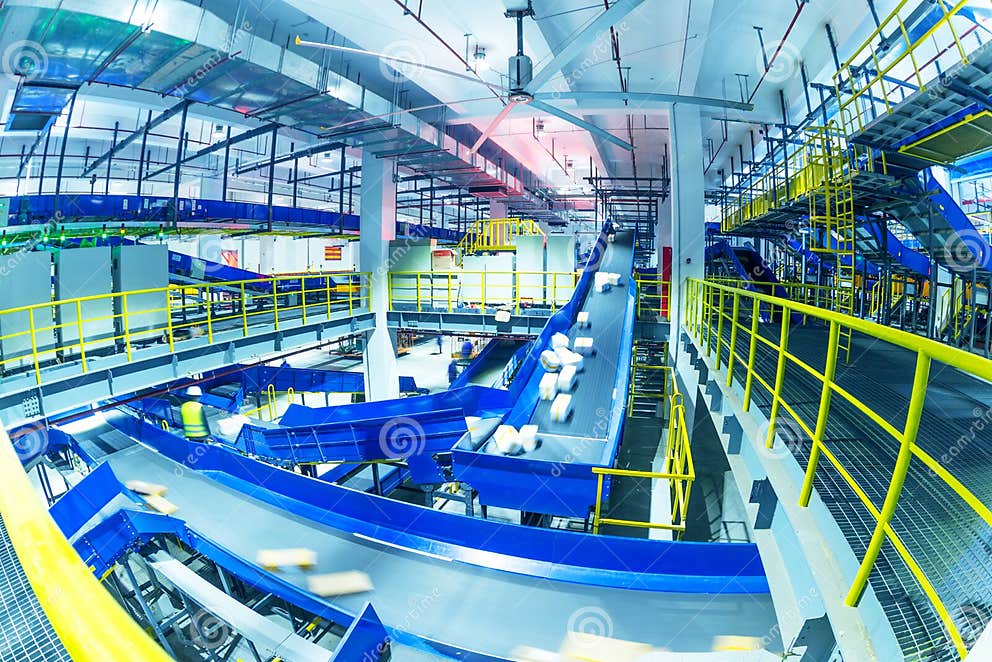 China Logistics Automatic Sorting System Stock Image - Image of line ...