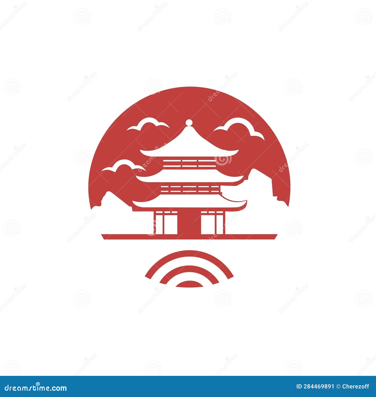 China Logo on White Background Stock Illustration - Illustration of ...