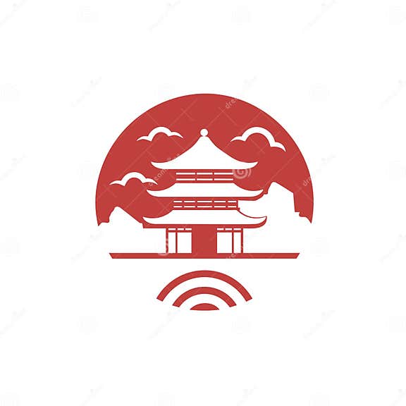 China Logo on White Background Stock Illustration - Illustration of ...