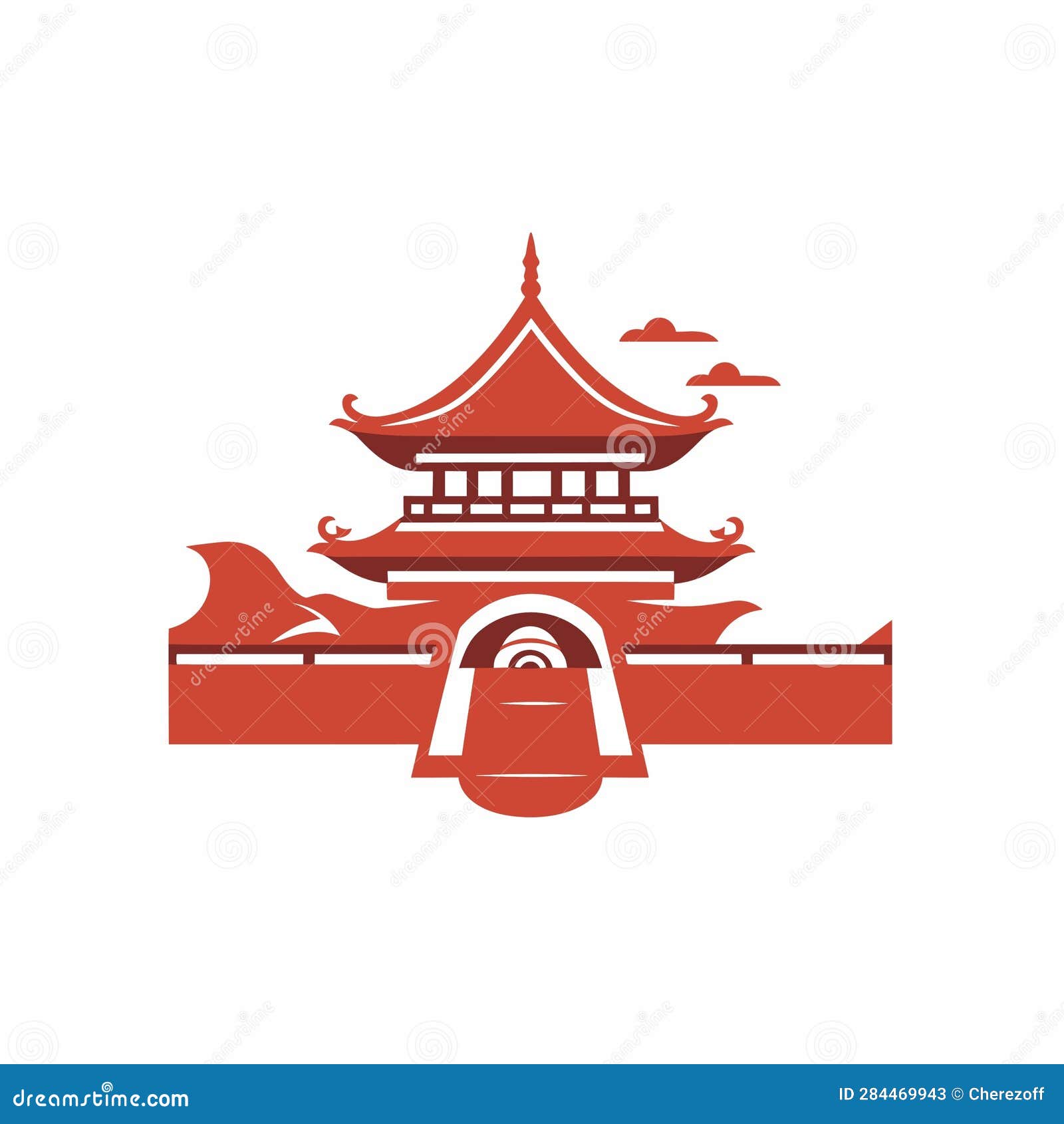 China Logo on White Background Stock Vector - Illustration of icon ...