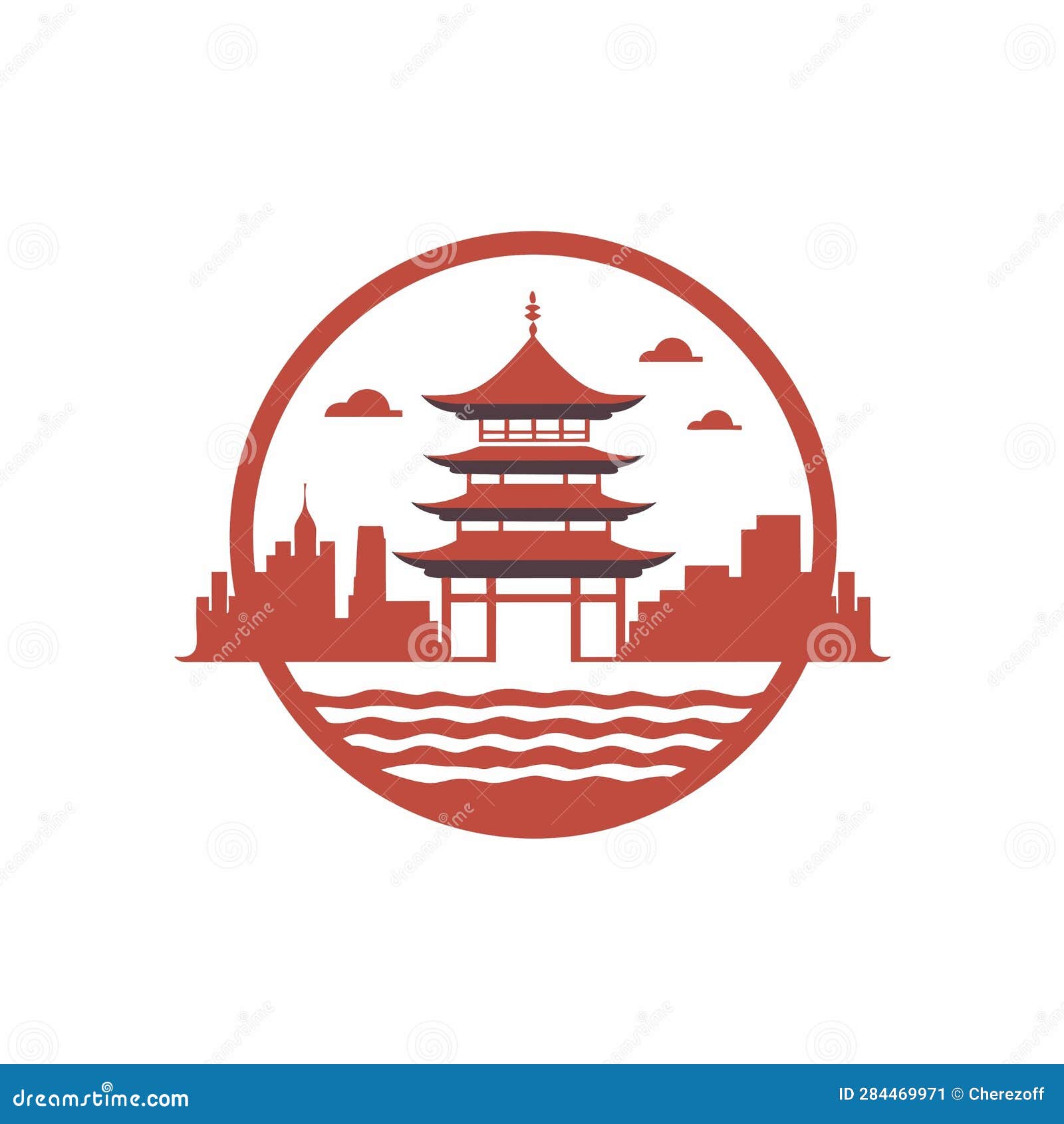 China Logo on White Background Stock Vector - Illustration of japan ...