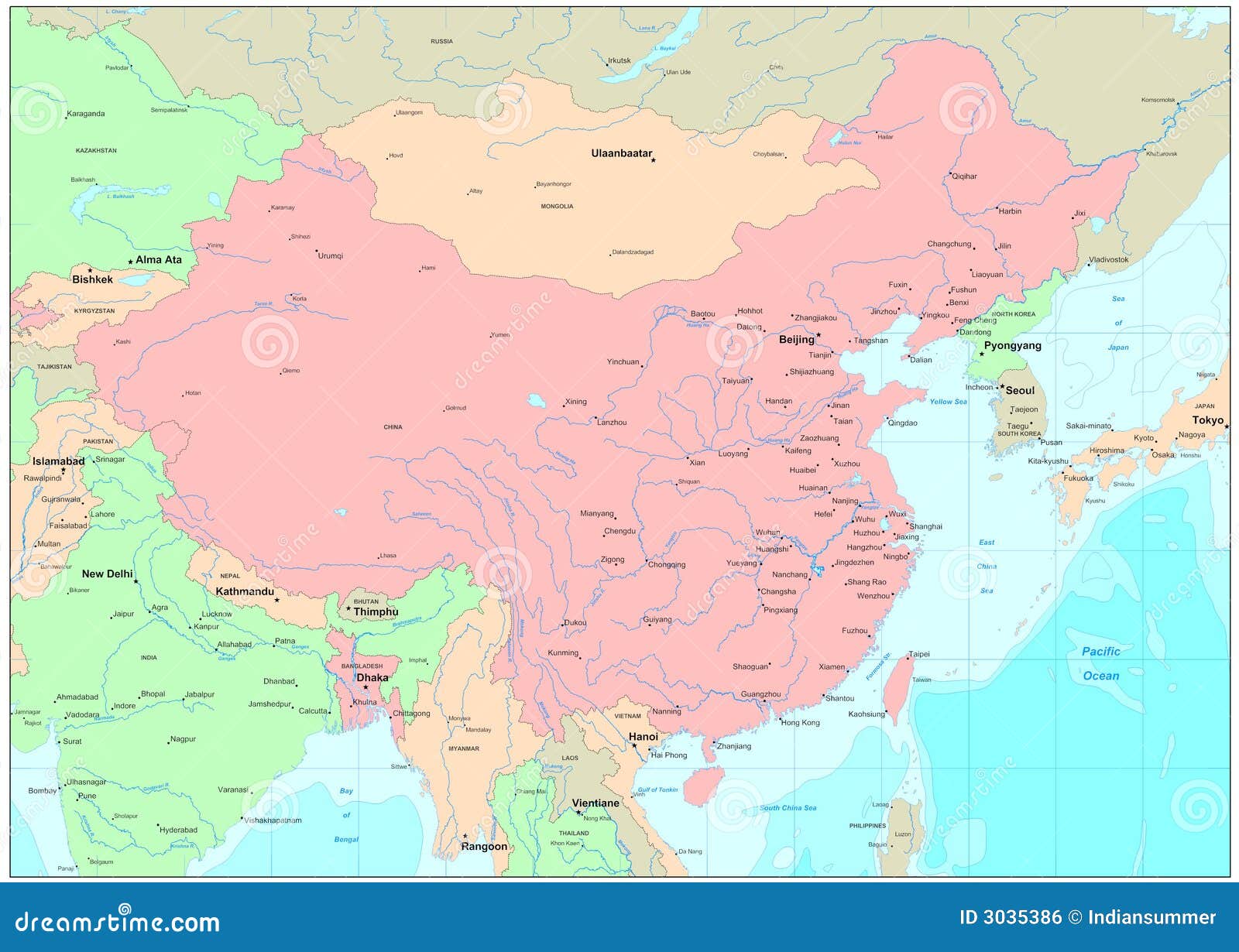 China map stock illustration. Illustration of plat, world - 3035386