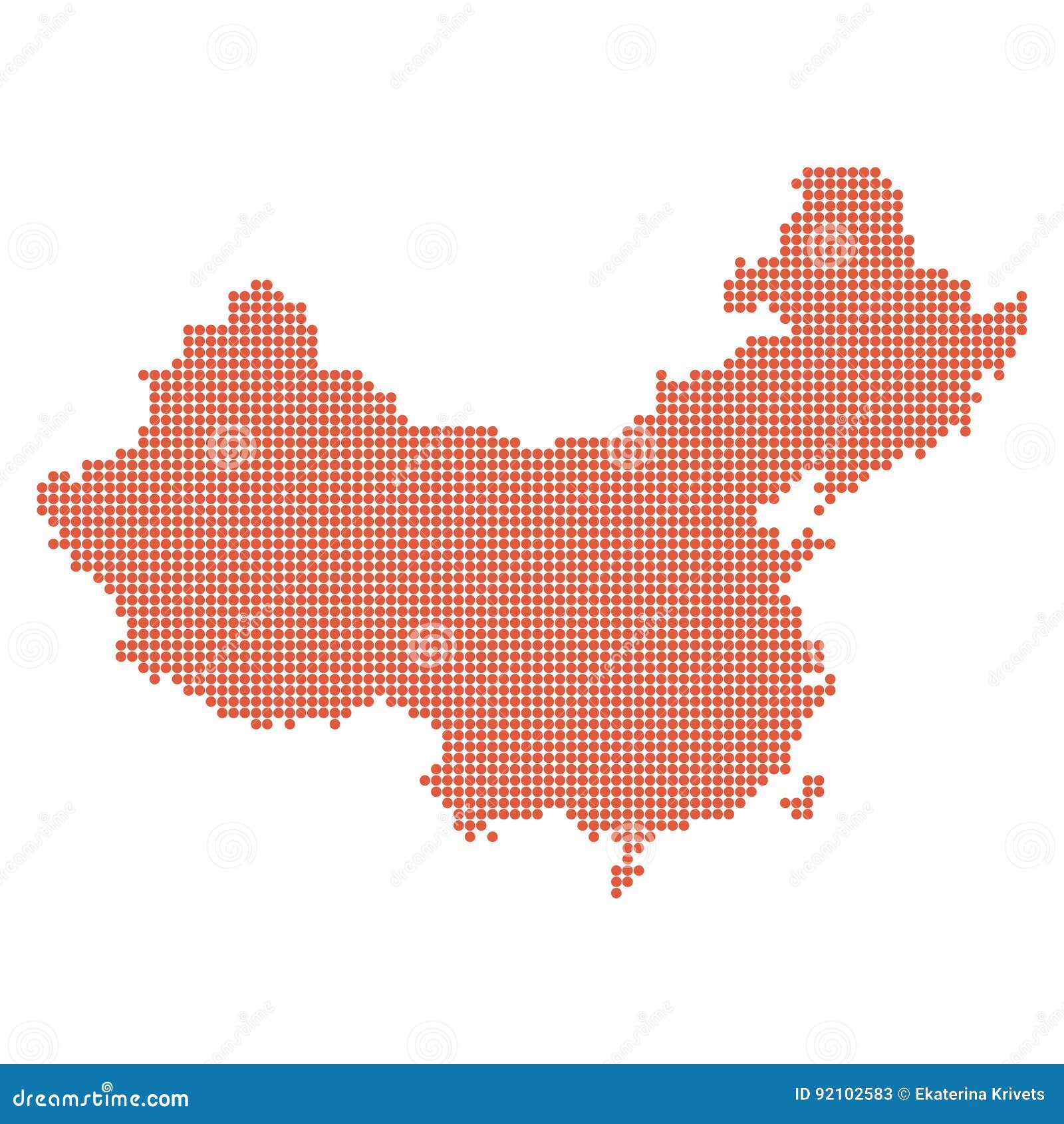 China - Contour Maps, National Flag And Asia Map Vector | CartoonDealer ...